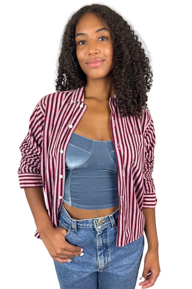 Vintage Striped Flannel Shirt Selected By Ankh By Racquel Vintage ...