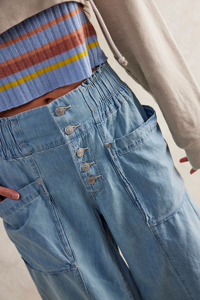 We The Free Sun Setter Pull-On Jeans | Free People