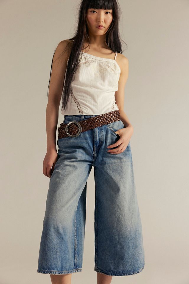 We The Free High Top Wide Crop Jeans | Free People