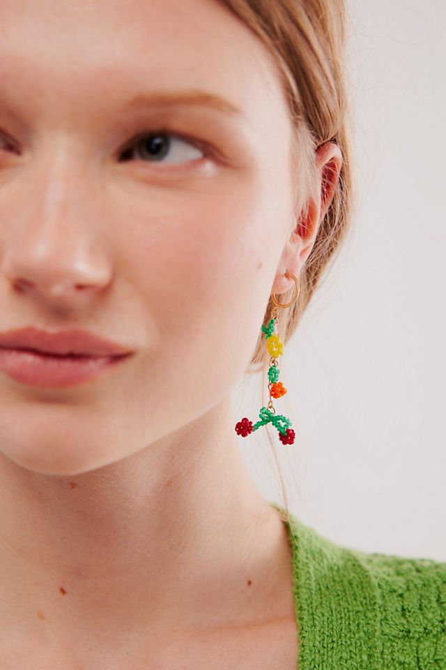 Sweet Treat Beaded Dangle Earrings | Free People