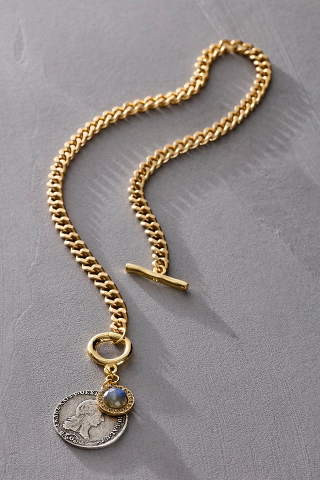 Tat2 George II Labradorite Charm Necklace | Free People