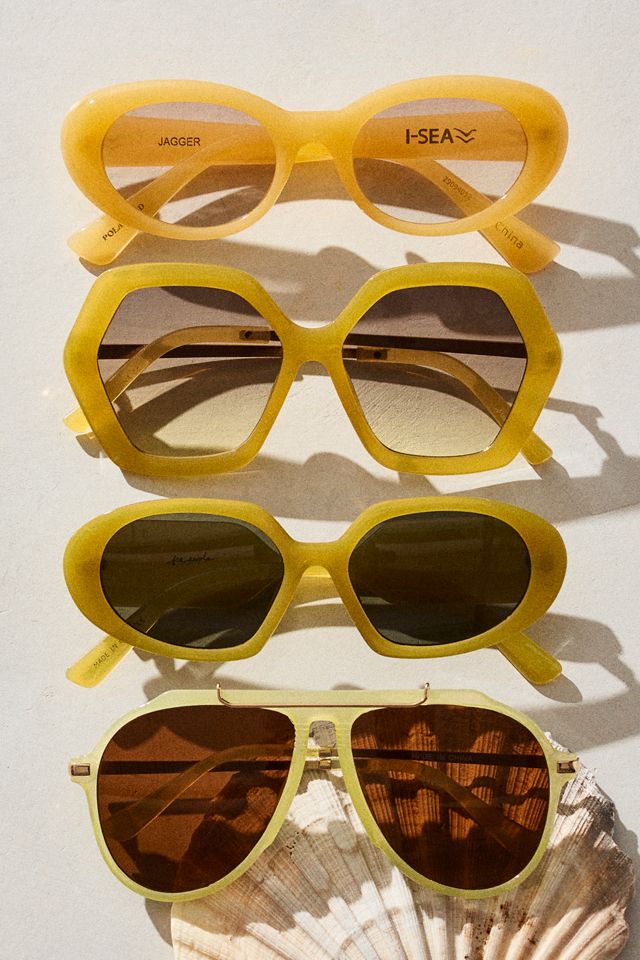 Chloe Hexagon Sunnies | Free People