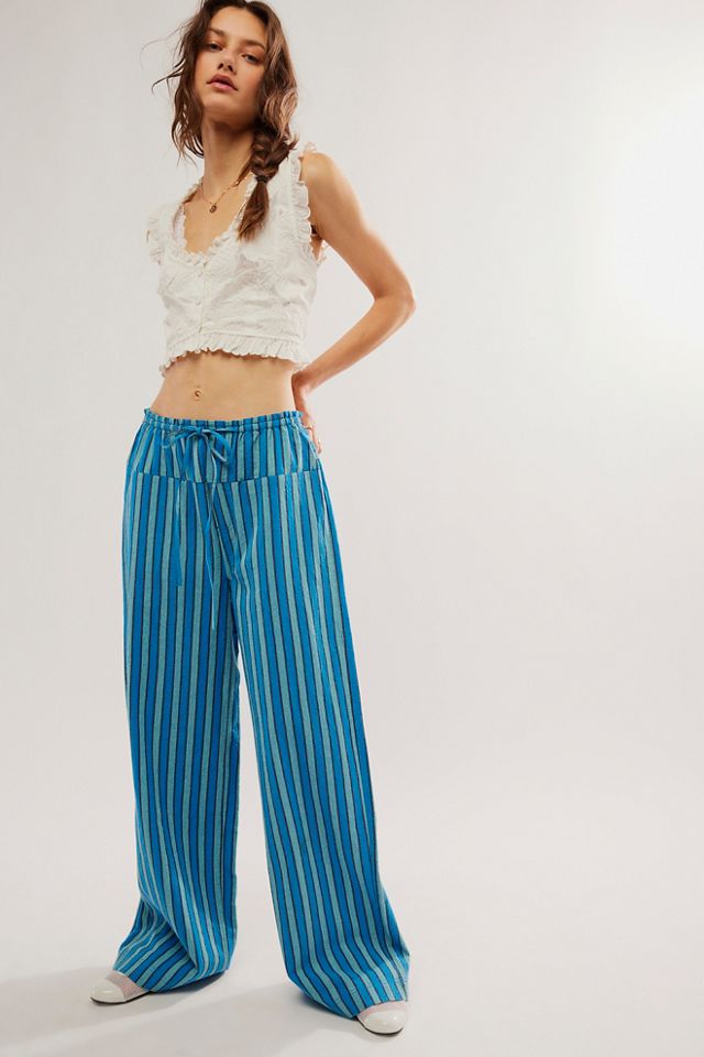 Hudson Canyon Stripe Pants | Free People