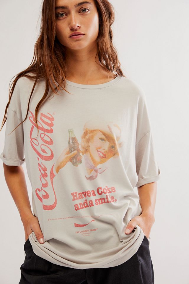The Laundry Room Coke Gal Smile Oversized Tee | Free People