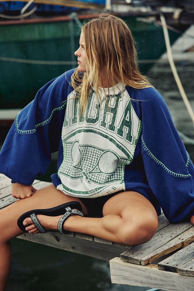 Double Header Graphic Crew Free People 5049