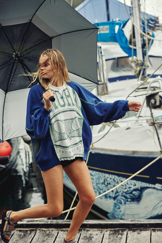 Double Header Graphic Crew | Free People