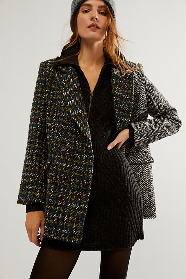 Blazer X Herringbone Jacket | Free People Blazer X Herringbone Jacket | Free People