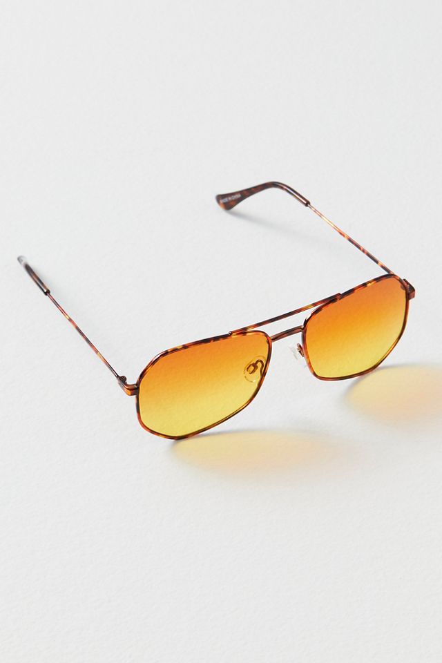Briston Angled Aviators | Free People