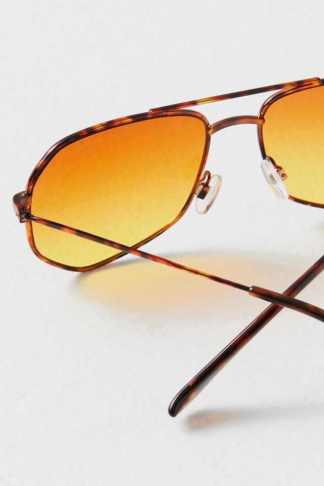 Briston Angled Aviators | Free People