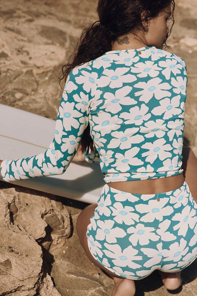 Rhythm Long-Sleeve Surf Crop | Free People