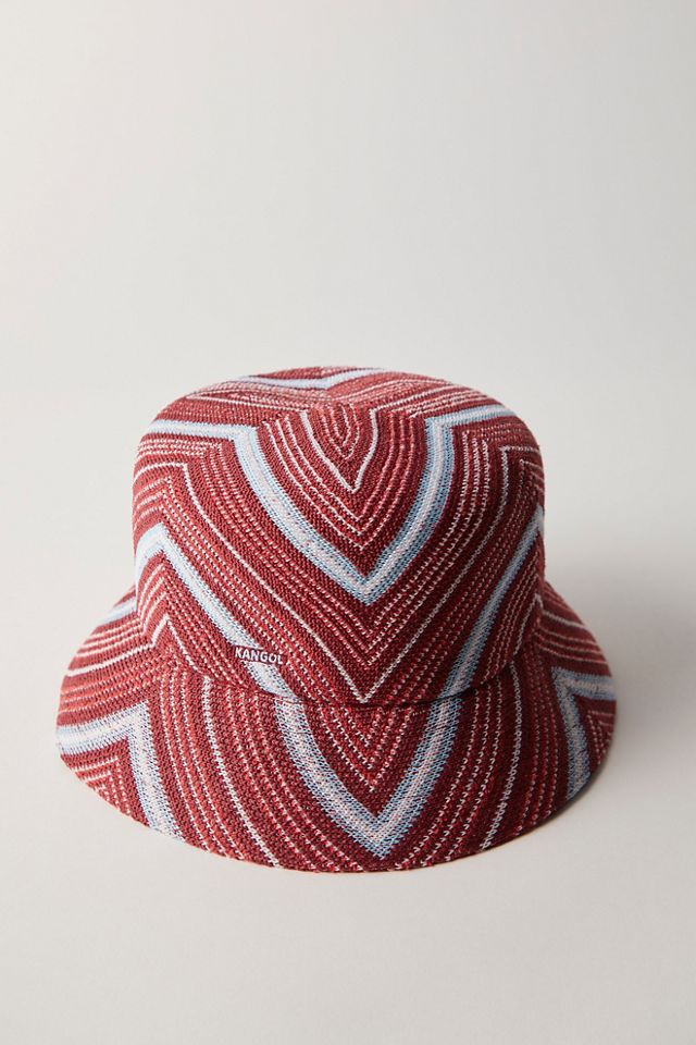 Kangol Diagonal Stripes Bucket Hat | Free People UK