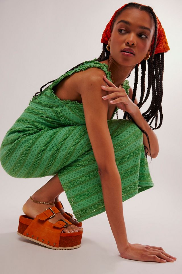 Rule Breaker Monochrome Flatform Sandals | Free People