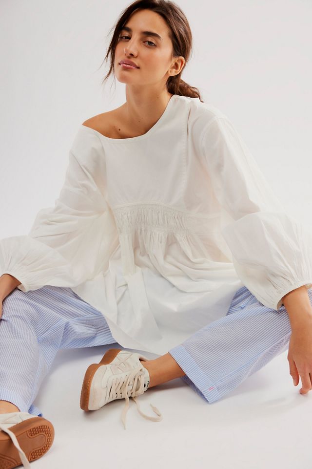 We The Free Smocked Babydoll Tunic | Free People