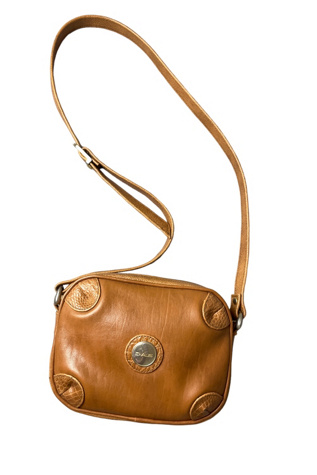 Vintage Brown Crossbody Leather Purse Selected By Ankh By Racquel ...
