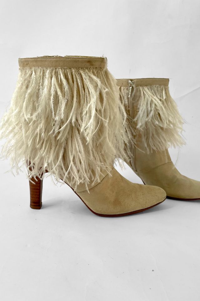 Vintage Suede Feather Ankle Boots Selected by MARMALADE | Free People