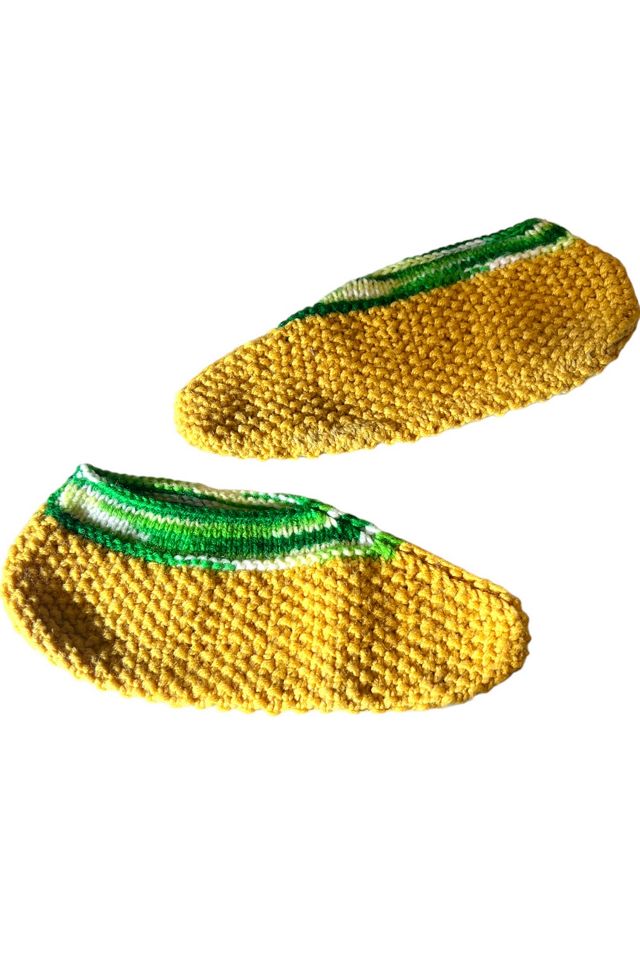 Vintage Hand Crocheted Slippers Selected By Personal Choice Free People