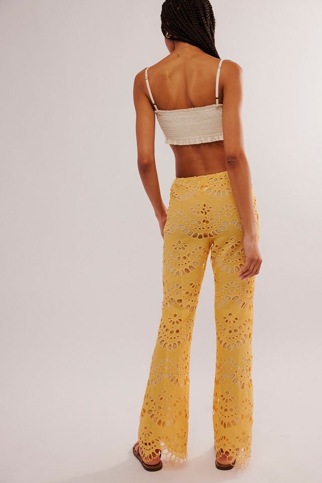 Anna Sui Eyelet Pants | Free People