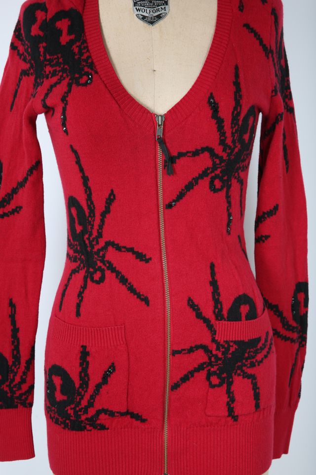 Betsey Johnson Spider Cardigan Selected by Love Rocks Vintage | Free People