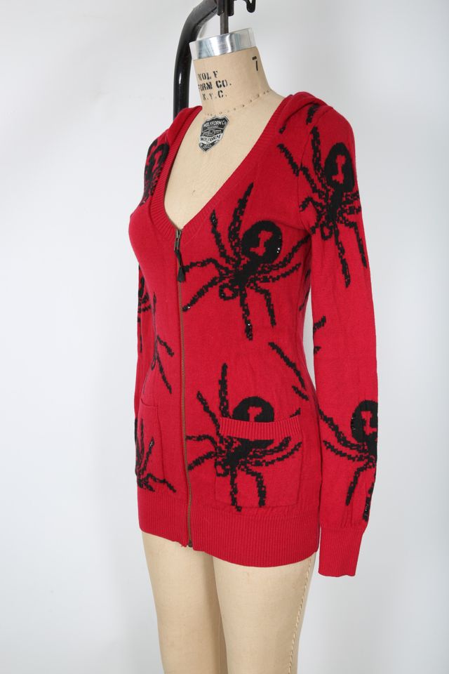Betsey Johnson Spider Cardigan Selected by Love Rocks Vintage | Free People