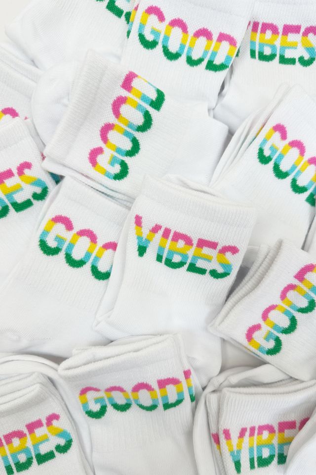 Hatch General Store Colorful Good Vibes Tube Socks | Free People
