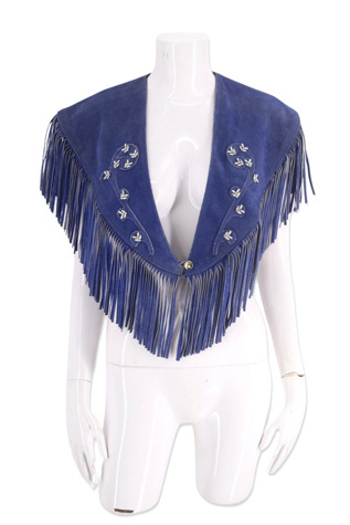 1980s Western Suede Fringe Collar Selected By Ritual Vintage | Free People