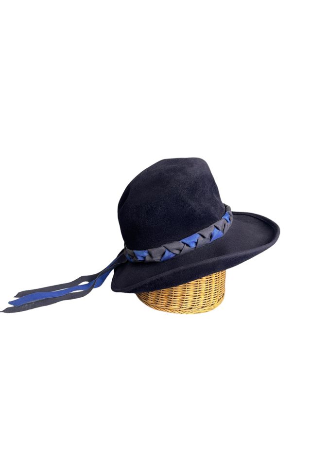 Vintage Blue Velvet Hat Selected By Ankh By Racquel Vintage | Free People