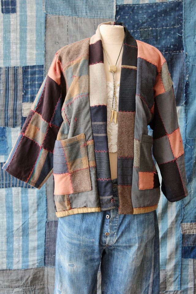 The Highlands Foundry Wool Crazy Quilt Haori Jacket | Free People