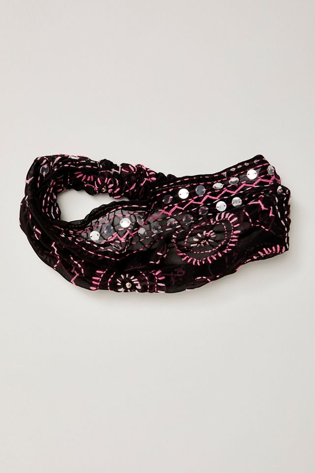 Culture Shop Embroidered Hair Scarf | Free People