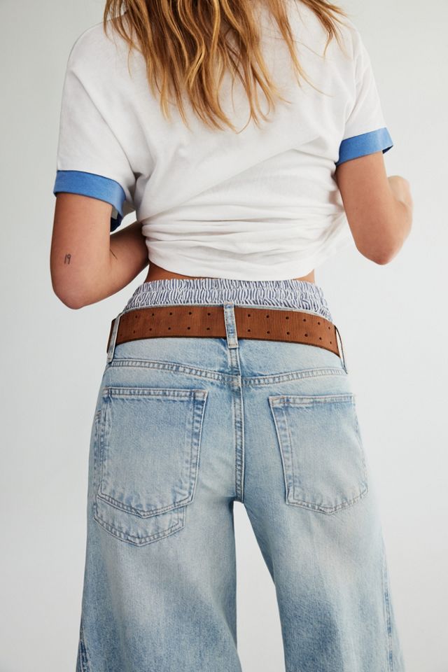 We The Free Ripple Wide-Leg Crop Jeans | Free People