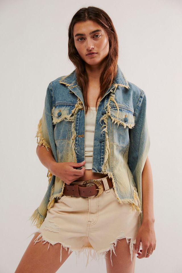KSENIASCHNAIDER Cropped Monster Jacket | Free People