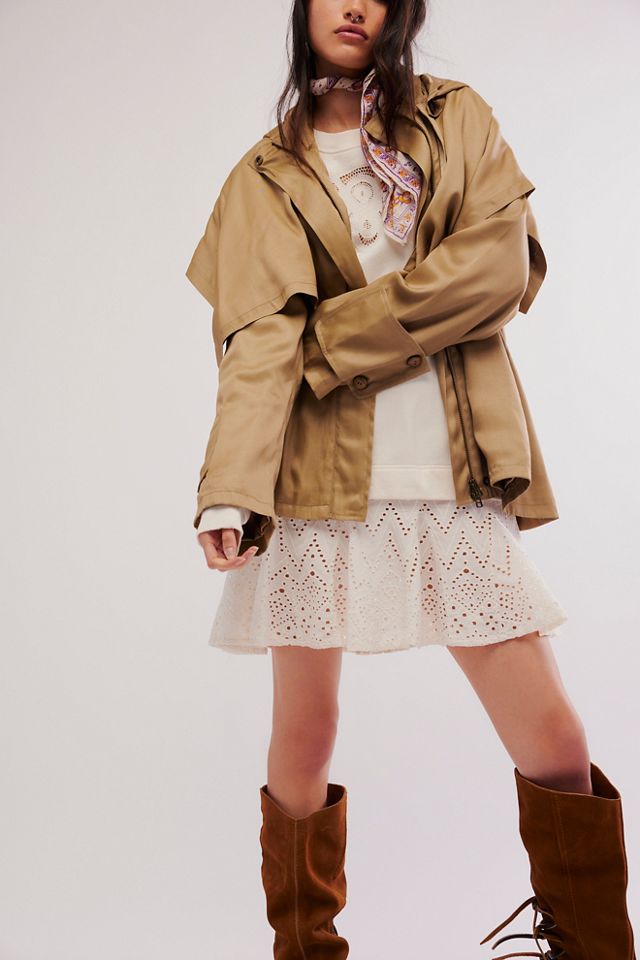 Nigel Preston Silk Cape Jacket | Free People