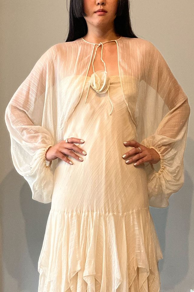 Vintage Textured Silk Chiffon Capelet Selected by Moore Vintage Archive ...