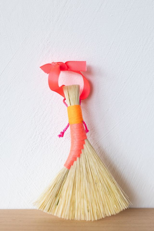 Sunhouse Craft Tiny Broom Closed Weave Ornament | Free People