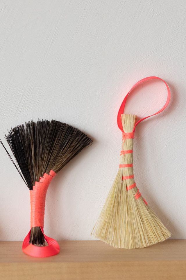 Sunhouse Craft Tiny Broom Closed Weave Ornament | Free People