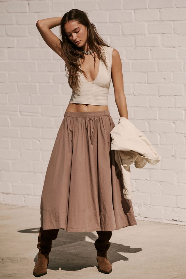 Lowen Midi Skirt | Free People