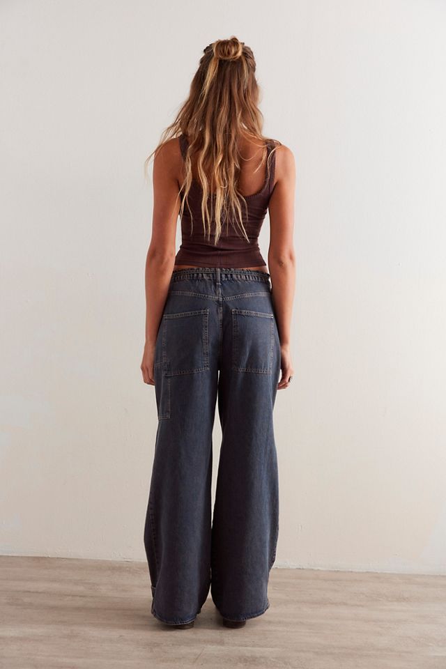 CRVY Outlaw Wide-Leg Jeans | Free People