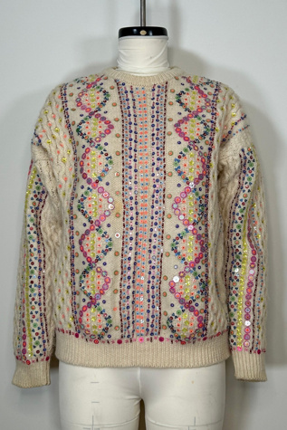 Aran Stacked Helix Sequin Sweater Selected by The Falls | Free People