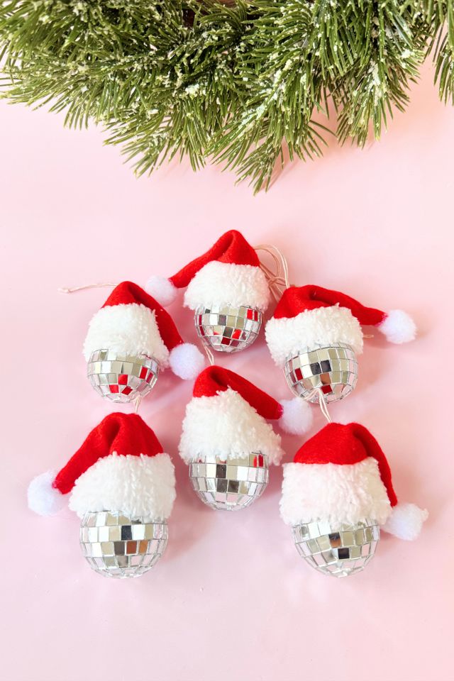 Golden Hour Designs Disco Ball Santa Ornament | Free People