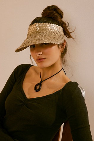 Metallic Baha Visor | Free People UK
