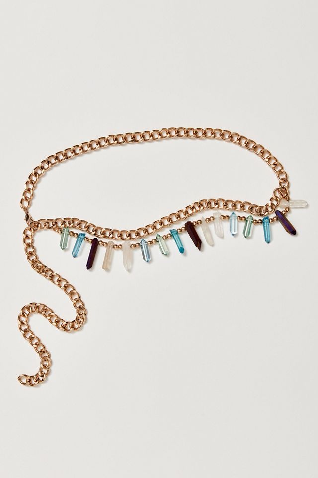 Crystal Clear Chain Belt | Free People UK
