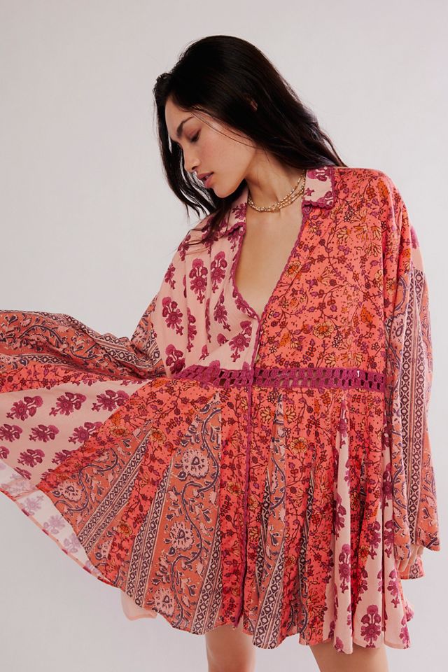Hazy Baby Printed Mini Dress | Free People