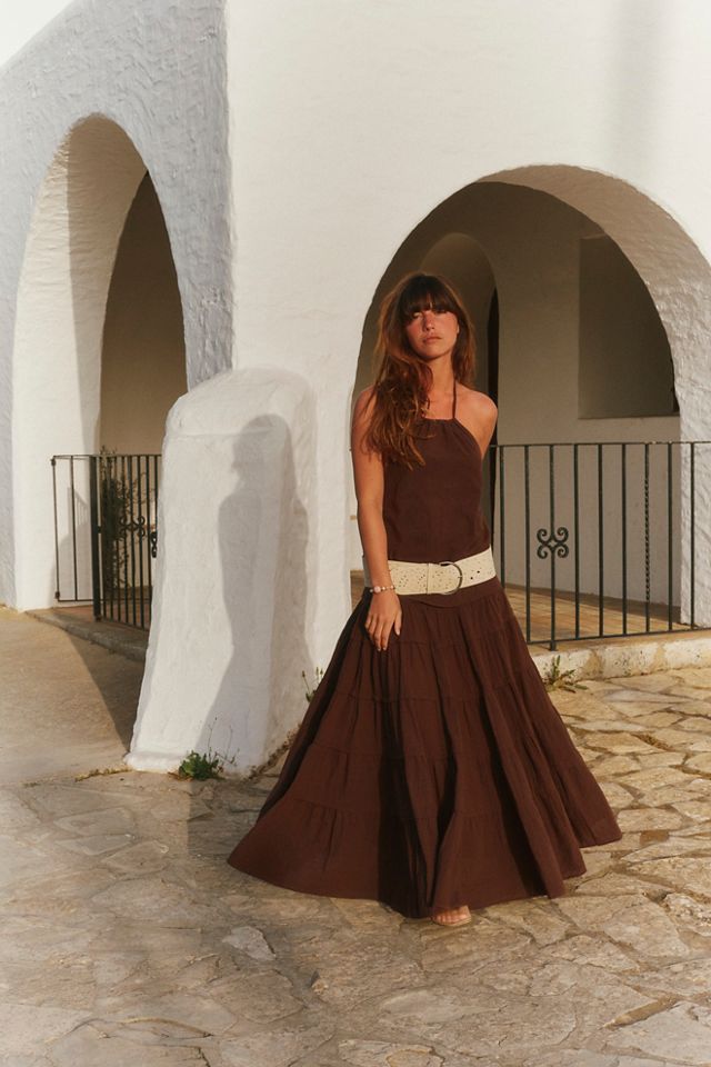 Somewhere Sunny Drop-Waist Maxi | Free People
