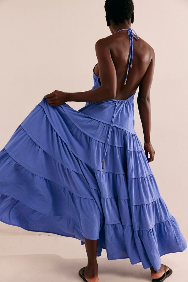 Somewhere Sunny Drop-Waist Maxi | Free People