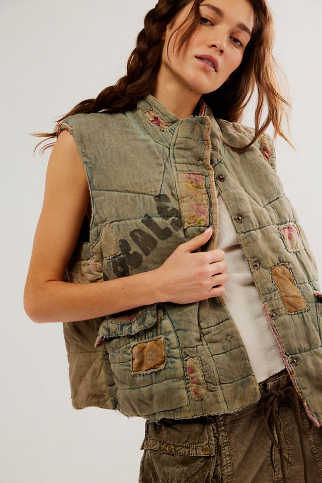 Magnolia Pearl Washed Reversible Vest | Free People