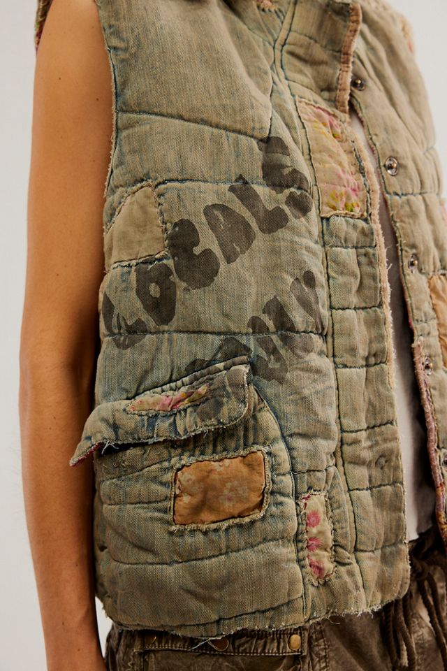 Magnolia Pearl Washed Reversible Vest | Free People