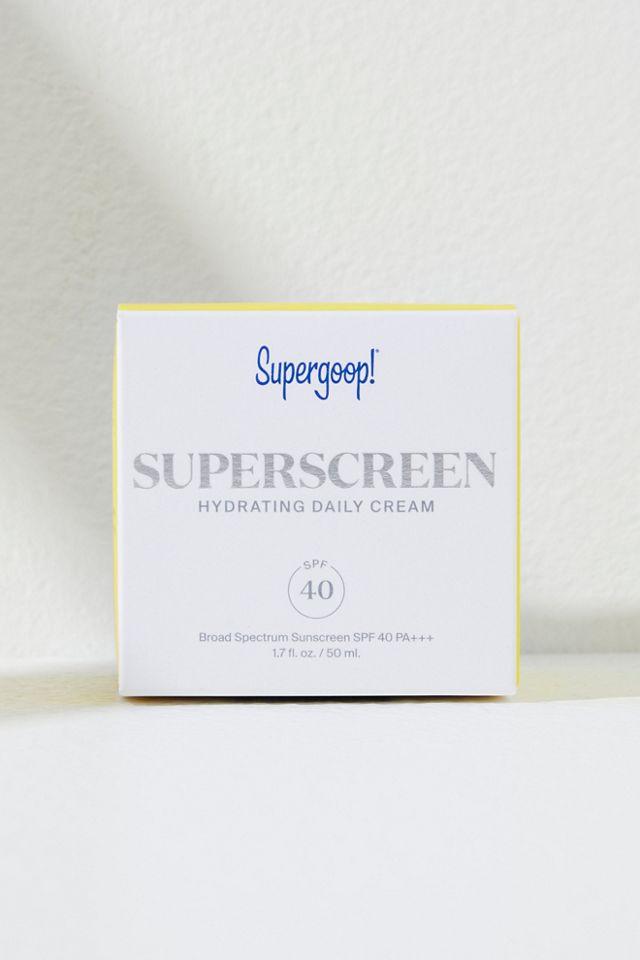 Supergoop Superscreen Hydrating Daily Cream Spf40 Free People