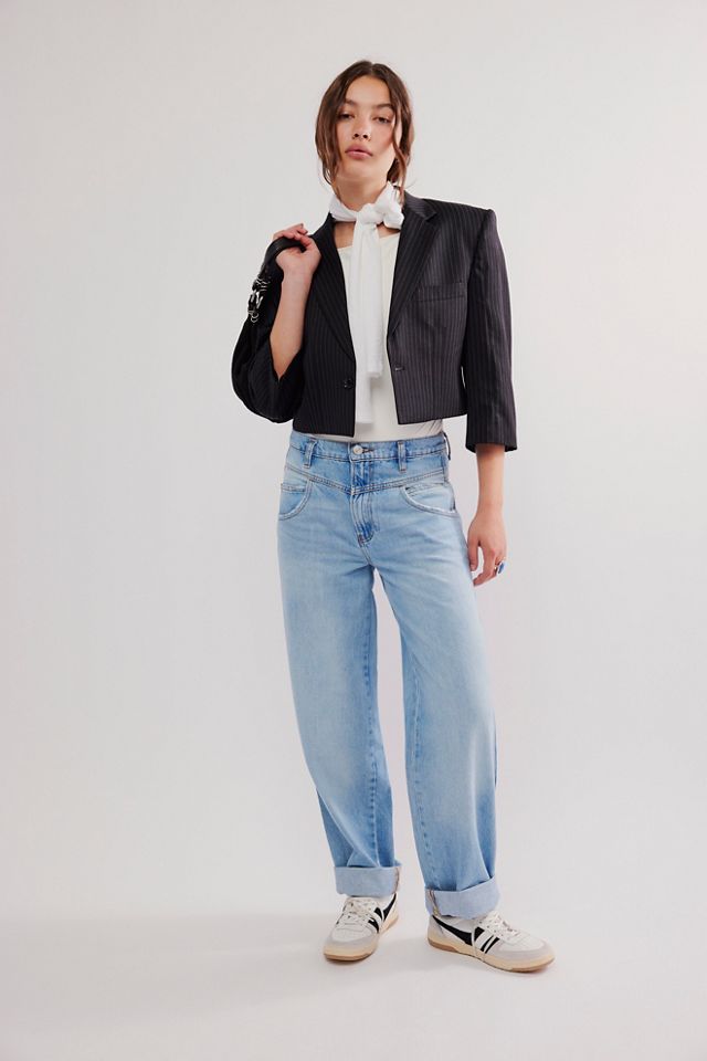 FRAME '90s Utility Loose Jeans | Free People UK