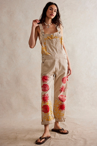 We The Free Ziggy Printed Overalls | Free People UK