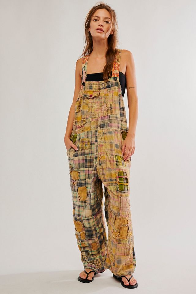 Magnolia Pearl Madras Overalls | Free People