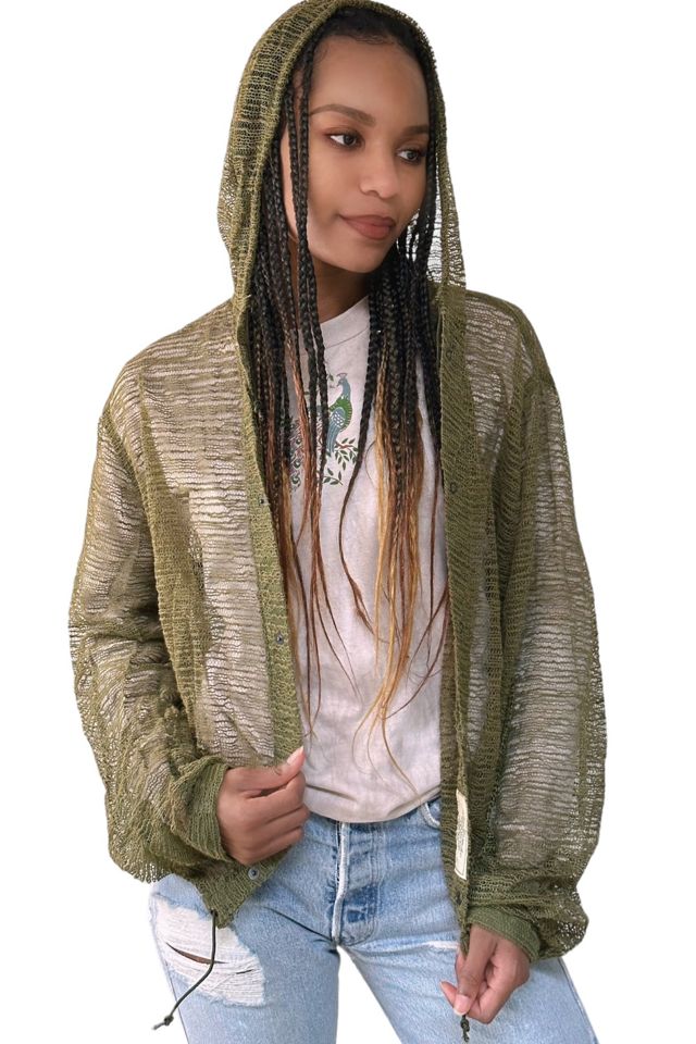 Vintage 1970's Hooded Mesh Surplus Jacket Selected By Afterlife ...